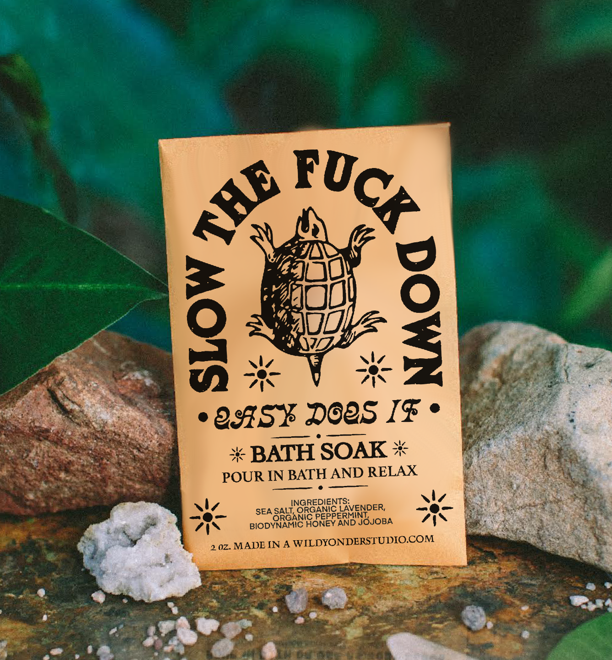 Slow the F&CK Down Bath Soak or Body Scrub – Two Macaws